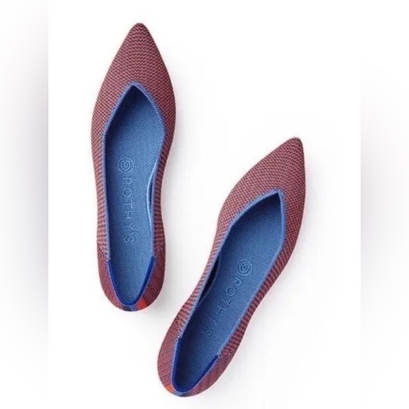 Rothy's | Shoes | Rothys The Point Tangerine Triple Stitch Pointed Toe ...